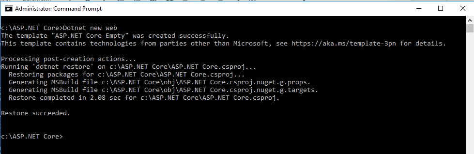 ASP.NET CORE : My First Web Application with using Visual Studio 2017 ...